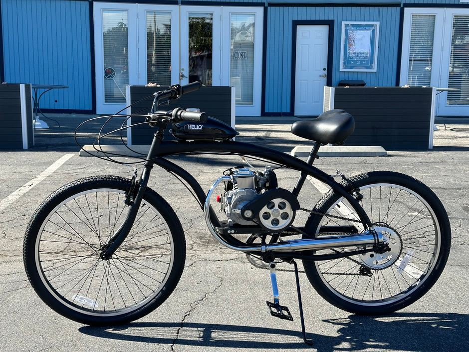 4 Stroke Motorized Bicycle For Sale – Helio Motorized Bikes