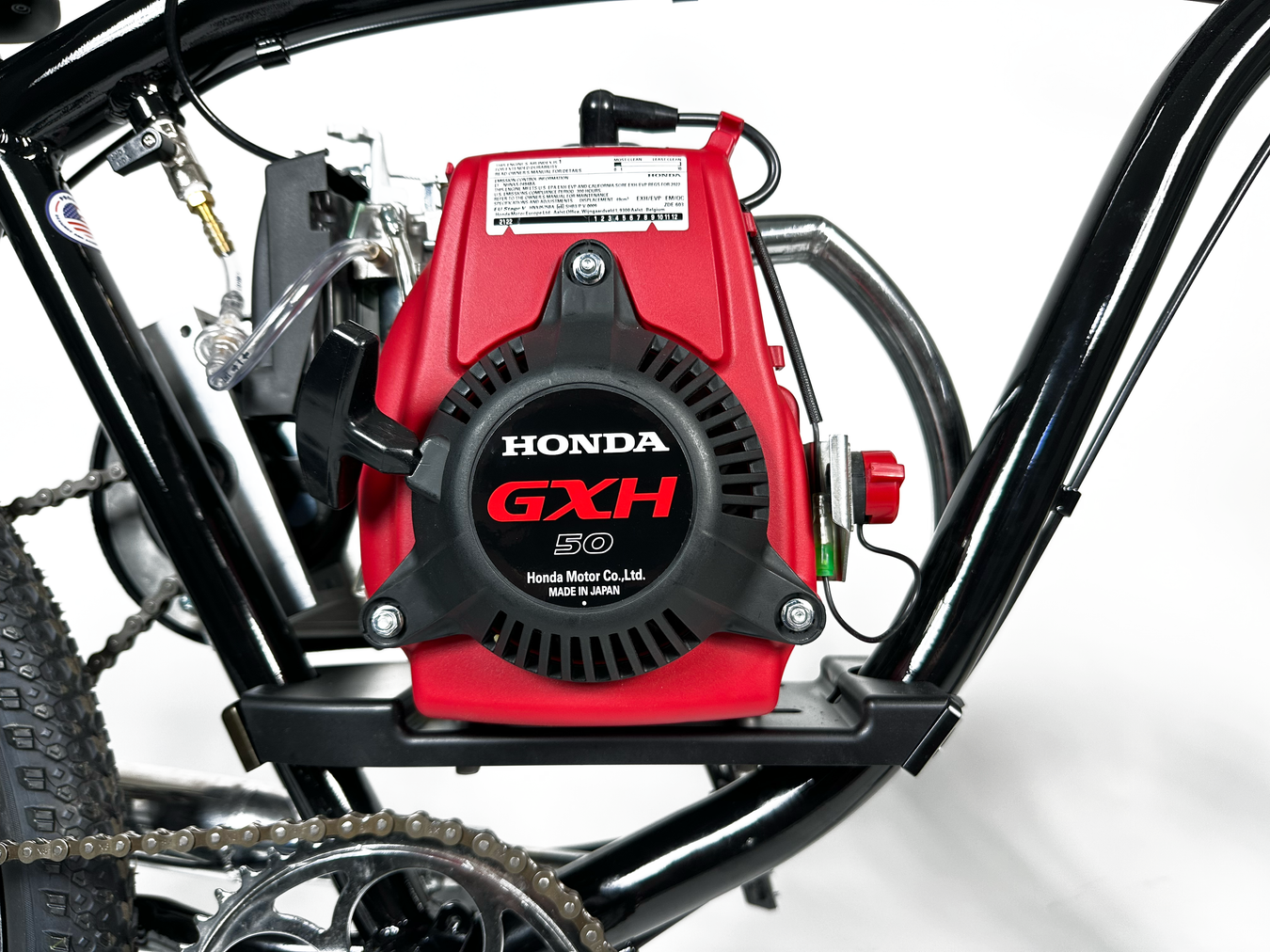 4 Stroke Motorized Bicycle For Sale – Helio Motorized Bikes