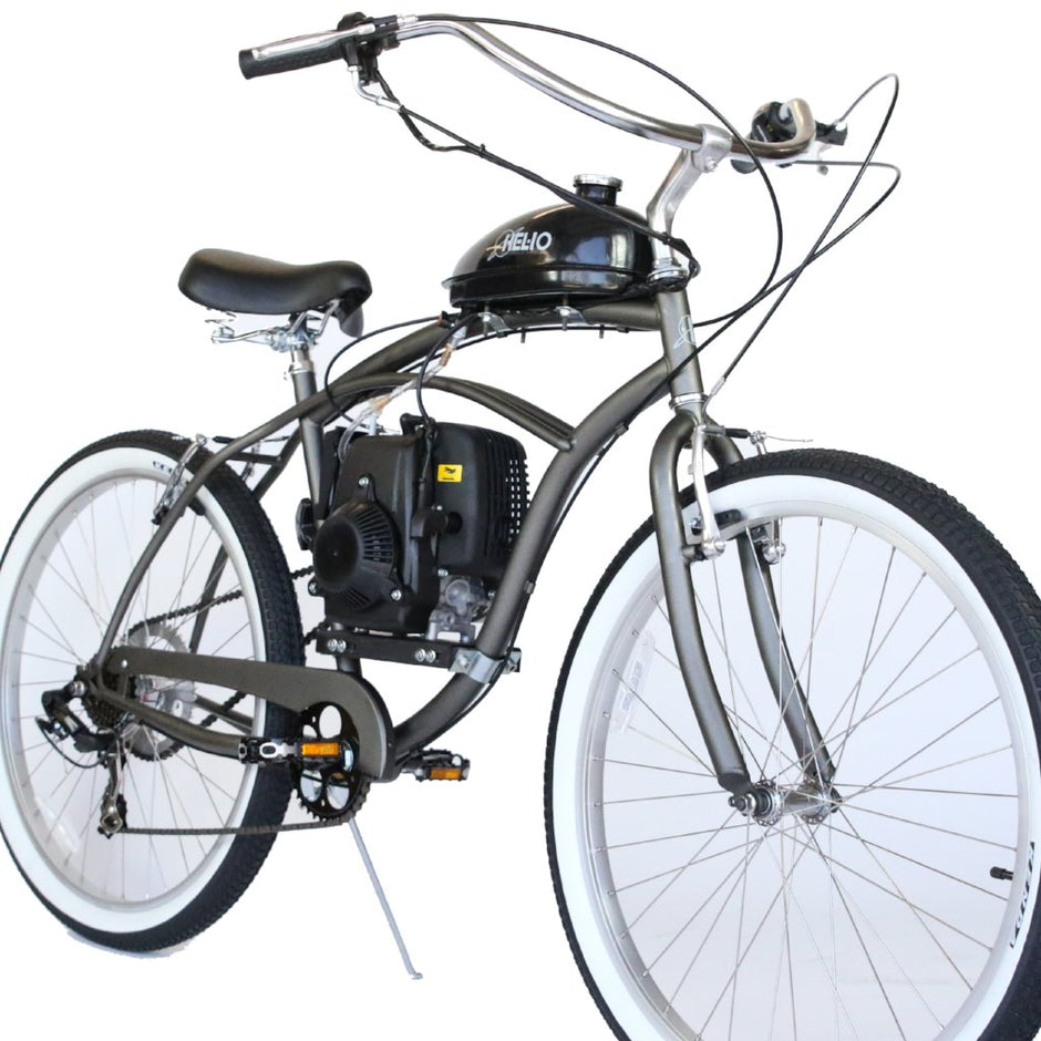 4 Stroke Motorized Bicycle For Sale – Helio Motorized Bikes
